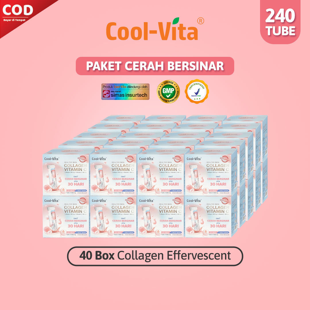Wholesale - Collagen Effervescent NEW PACKAGE (1 Dus isi 40 Box) – Cool ...